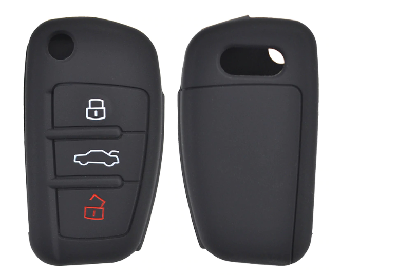 Audi 3 Button Silicone Car Remote Key Fob - New Spec | Everan Online