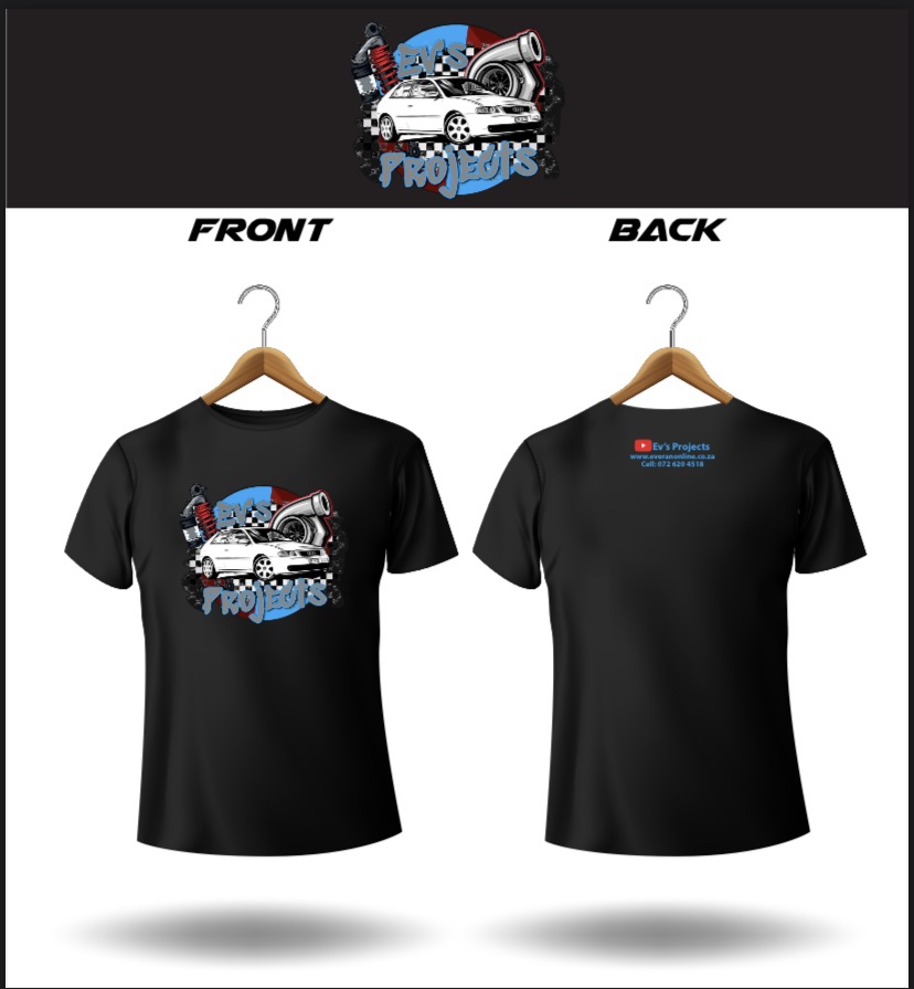 Ev's Projects - tShirts -Black | Everan Online